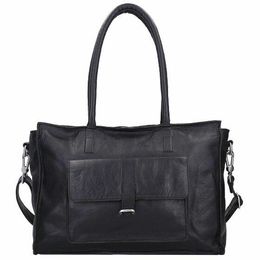 Cowboys Bag Cowboysbag Edgemore Schultertasche Leder 41 cm Laptopfach black