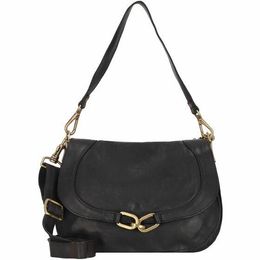 Campomaggi Schutertasche Leder 31 cm nero