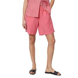 Marc O'Polo Marc O'Polo Shorts aus reinem Leinen, rot