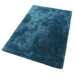 Hochflor-Teppich ESPRIT "Relaxx" Teppiche Gr. B/L: 200 cm x 290 cm, 25 mm, 1 St., blau (türkis, petrol) Esszimmerteppiche