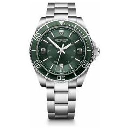 Mendler Victorinox Maverick Large, 43mm Herrenuhr green dial, silver