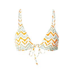 MYLAVIE by Sarah Harrison Bikinitop Damen Gr&ouml;&szlig;e 90 blau / gr&uuml;n / orange / wei&szlig;