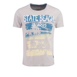 Key Largo Shirt 'MT STATE BEACH' male Grey size XL