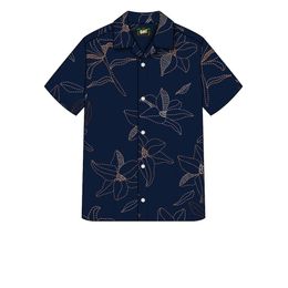 Key Largo Hemd 'MSH SOLAR' Herren Gr&ouml;&szlig;e XXXL navy / braun