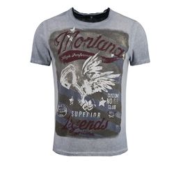 Key Largo T-Shirt 'MONTANA' Herren Gr&ouml;&szlig;e S stone / mischfarben