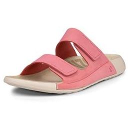 ECCO Sandale Cozmo Flat pink/beige Damen