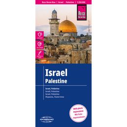 Reise Know-How Landkarte Israel, Palästina / Israel, Palestine (1:250.000) - Reise Know-How Verlag Peter Rump GmbH, Karte (im Sinne von Landkarte)
