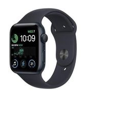 Apple Watch (Series SE) 2022 GPS 40 mm - Aluminium Schwarz - Sportarmband Schwarz