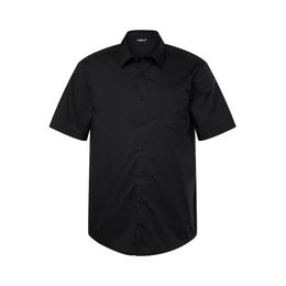 Men Plus Button Up Shirt male Black size 6XL