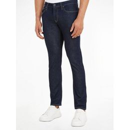 Calvin Klein Slim-fit-Jeans SLIM FIT RINSE BLACK im 5-Pocket-Style, blau