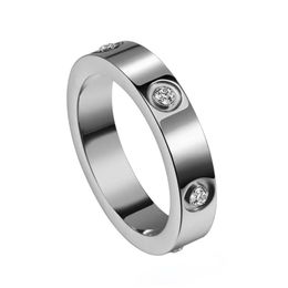 ROUGEMONT Fingerring Statement Damen Ring Edelstahl Ring mit funkelnden Zirkonia Steinen (Auch als Set mit den passenden Creolern erhältlich)