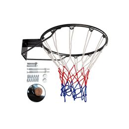 YOLEO Basketballkorb 45 cm Outdoor Wandmontage mit Netz Basketballring