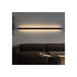 ZMH LED Wandleuchte Beleuchtung Innen Modern 27W Flur Schwarz Schlafzimmer