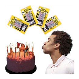 RefinedFlare Geburtstagskerze 40 magische Kerzen-Partyzubehör – unausblasbare Geburtstagskerzen