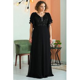 Modabout Abendkleid Langes Maxikleid Hochzeitskleid für Damen