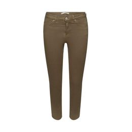 EDC by Esprit 7/8-Hose Stretchige Mid-Rise-Hose in Cropped-Länge