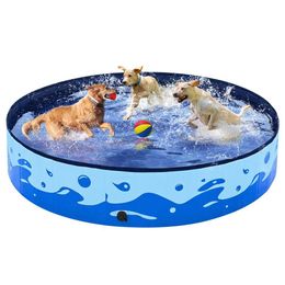 Yaheetech Hundepool, Swimmingpool für Hunde Planschbecken 160 x 30 cm Faltbar