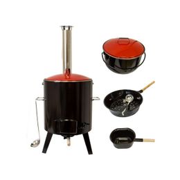 EBUY Grillkamin 14L Rinderschmortopf