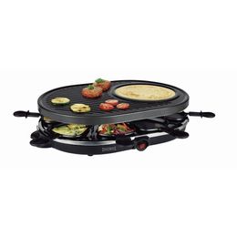 Royalty Line Raclette, 2 in 1 Elektrogrill mit 8 Stück