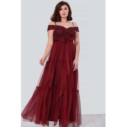 Modabout Abendkleid Langes Maxikleid Hochzeitskleid Für Damen