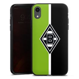 DeinDesign iPhone Xr Handy Silikon H&uuml;lle Case schwarz Handyh&uuml;lle Borussia M&ouml;nchengladbach Gladbach Bundesliga