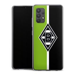 DeinDesign Galaxy A32 4G Handy Silikon H&uuml;lle Case transparent Handyh&uuml;lle Borussia M&ouml;nchengladbach Gladbach Bundesliga Silikon Case