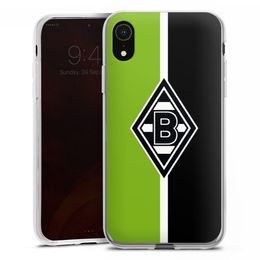 DeinDesign iPhone Xr Handy Silikon H&uuml;lle Case transparent Handyh&uuml;lle Borussia M&ouml;nchengladbach Gladbach Bundesliga Silikon Case