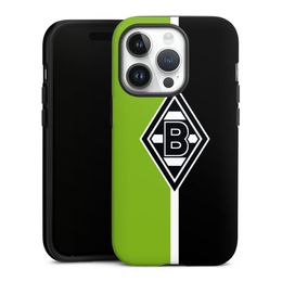 DeinDesign iPhone 14 Pro Handy Panzer Handyh&uuml;lle robuste Outdoor H&uuml;lle Schutzh&uuml;lle matt Borussia M&ouml;nchengladbach Gladbach Bundesliga Tough Case