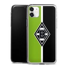 DeinDesign iPhone 11 Handy Slim Case Silikon Handyh&uuml;lle transparent H&uuml;lle extra d&uuml;nn Bundesliga Borussia M&ouml;nchengladbach Gladbach Silikon Slim Case