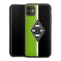 DeinDesign iPhone 11 Handy Premium Silikon H&uuml;lle Handyh&uuml;lle schwarz Case Bundesliga Borussia M&ouml;nchengladbach Gladbach Silikon Premium Case