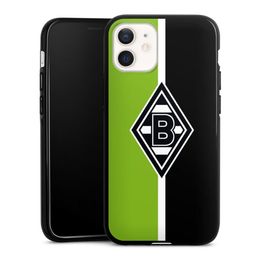 DeinDesign iPhone 12 mini Handy Silikon H&uuml;lle Case schwarz Handyh&uuml;lle Borussia M&ouml;nchengladbach Gladbach Bundesliga