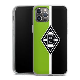 DeinDesign iPhone 12 Pro Max Handy Silikon H&uuml;lle Case transparent Handyh&uuml;lle Borussia M&ouml;nchengladbach Gladbach Bundesliga Silikon Case