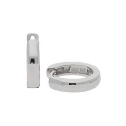JuwelmaLux Paar Creolen Creolen 925/000 Sterling Silber rhodiniert JL10-06-2439 (kein Set, 2-tlg., inkl. edelm Schmucketui), silberfarben