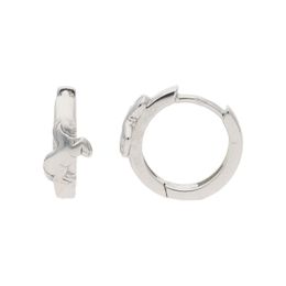 JuwelmaLux Paar Creolen Creolen 925/000 Sterling Silber rhodiniert, Pferd JL30-06-4 (kein Set, 2-tlg., inkl. edelm Schmucketui), silberfarben