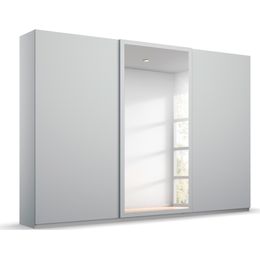 Schwebetürenschrank Rauch "Plain" Schränke Gr. B/H/T: 271 cm x 210 cm x 60 cm, grau (seidengrau) Schwebetürenschränke und Schiebetürenschränke