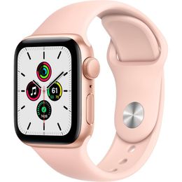 Apple Watch (Series SE) 2020 GPS 40 mm - Aluminium Gold - Sportarmband Sandrosa