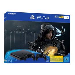 Sony PlayStation 4 Slim 1000GB - Schwarz + Death Stranding