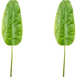 Kunstgirlande Bananenblatt Grünpflanze, Creativ green, Höhe 144 cm, grün