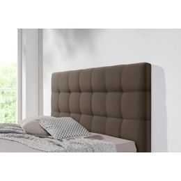 Schlaraffia Boxspringbett Aida, mit GELTEX® Next Topper und 7-Zonen-Tonnentaschen-Federkernmatratze, braun