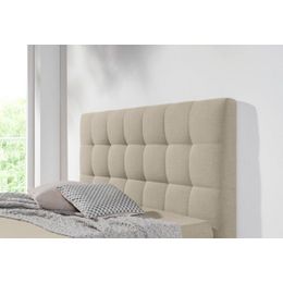 Schlaraffia Boxspringbett Aida, mit GELTEX® Next Topper und 7-Zonen-Tonnentaschen-Federkernmatratze, beige