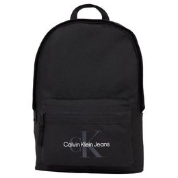 Calvin Klein Jeans Cityrucksack SPORT ESSENTIALS BP40 M, mit großflächigem Markenlogo, schwarz