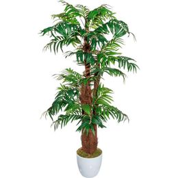 Kunstbaum Arecapalme Grünpflanze, Creativ green, Höhe 150 cm, grün
