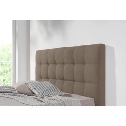 Schlaraffia Boxspringbett Aida, mit GELTEX® Next Topper und 7-Zonen-Tonnentaschen-Federkernmatratze, braun