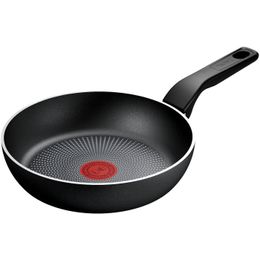 Tefal Bratpfanne Recycled On, Induktion, Aluminium, aus 100% recyceltem Aluminium, Antihaftversiegelung, Thermo-Signal, schwarz