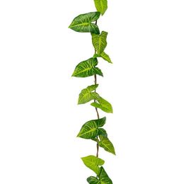 Kunstgirlande Syngoniumgirlande Grünpflanze, Creativ green, grün