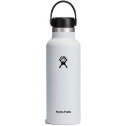Hydro Flask Trinkflasche STANDARD FLEX CAP, TempShield™-Isolierung, weiß