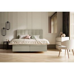 Schlaraffia Boxspringbett Aida, mit GELTEX® Next Topper und 7-Zonen-Tonnentaschen-Federkernmatratze, beige