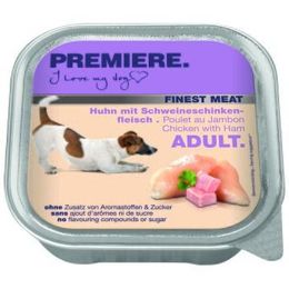Premiere Finest Meat Adult 10x150g Huhn mit Schinken