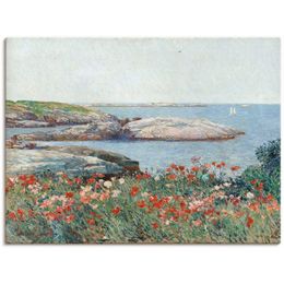 Artland Leinwandbild Poppy, Isles of Shoals. 1891, Meer Bilder (1 St), auf Keilrahmen gespannt, grün