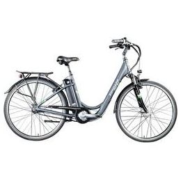 Zündapp E-Bike City Green 3.7 Damen 28 Zoll RH 48cm 7-Gang 374 Wh grau